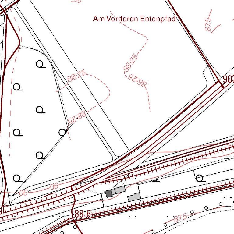 Worms 2 (1:5,000) Map by Landesamt fur Vermessung und Geobasisinformationen Rheinland-Pfalz ...