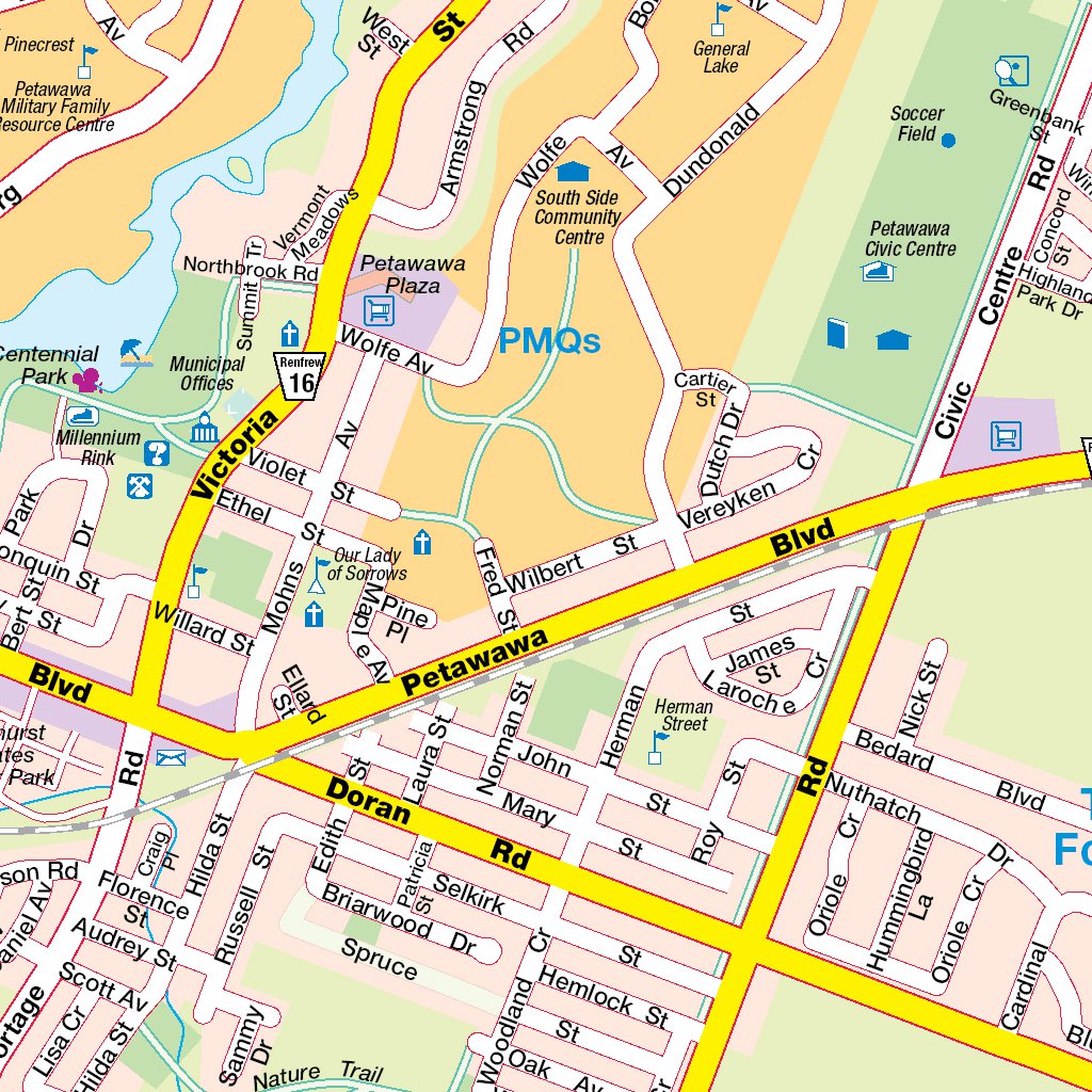 Petawawa, ON Map by Mapmobility Corp. | Avenza Maps