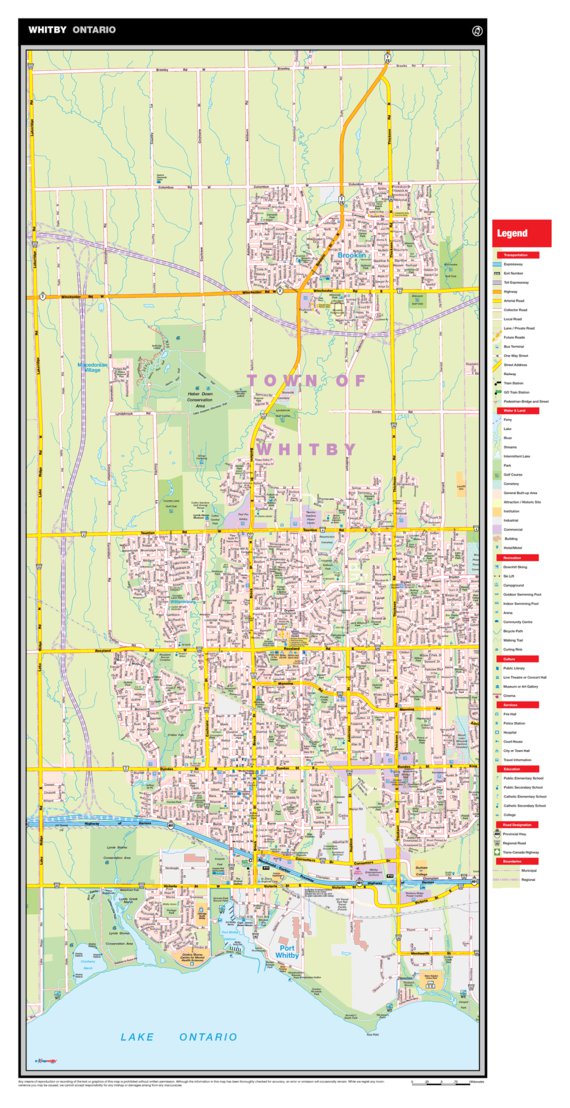 Whitby, ON Map by Mapmobility Corp. | Avenza Maps