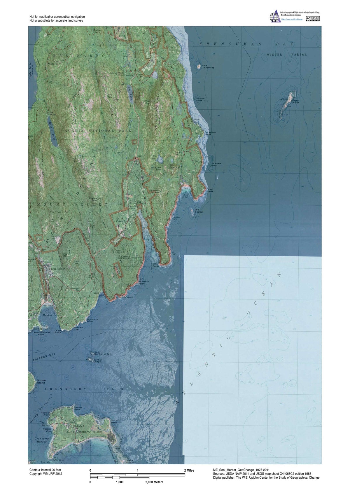 Acadia National Park (Bundle) Map by Western Michigan University ...