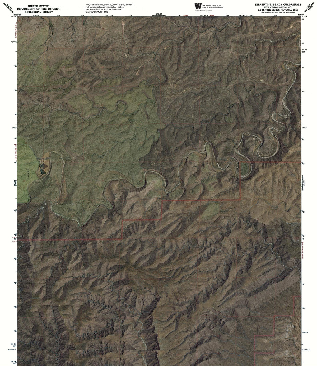 Carlsbad Caverns National Park (Bundle) Map by Western Michigan ...