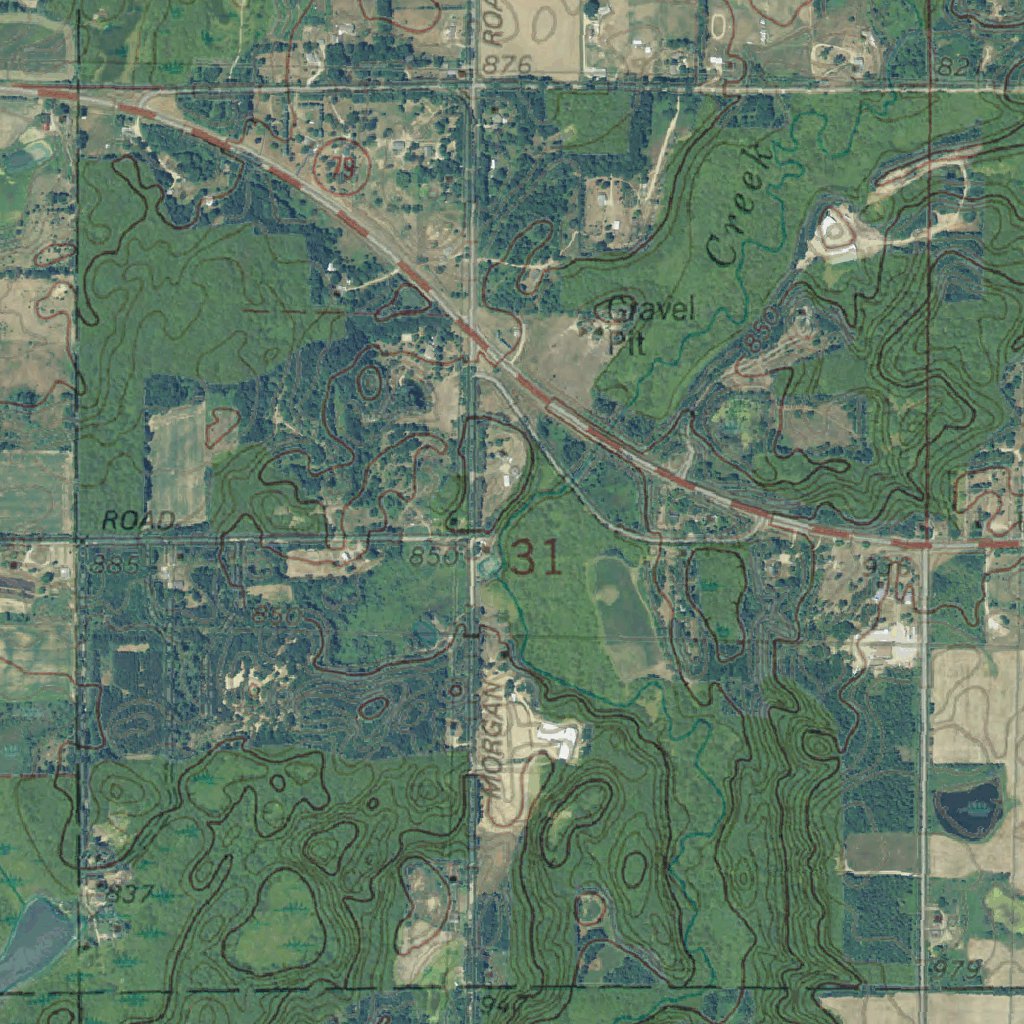 MI-Maple Grove: GeoChange 1976-2012 Map by Western Michigan University | Avenza Maps