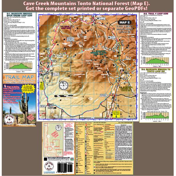 Cave Creek Tonto NF, Maricopa, #4, Skull Mesa, Cottonwood, Bronco. Cave ...