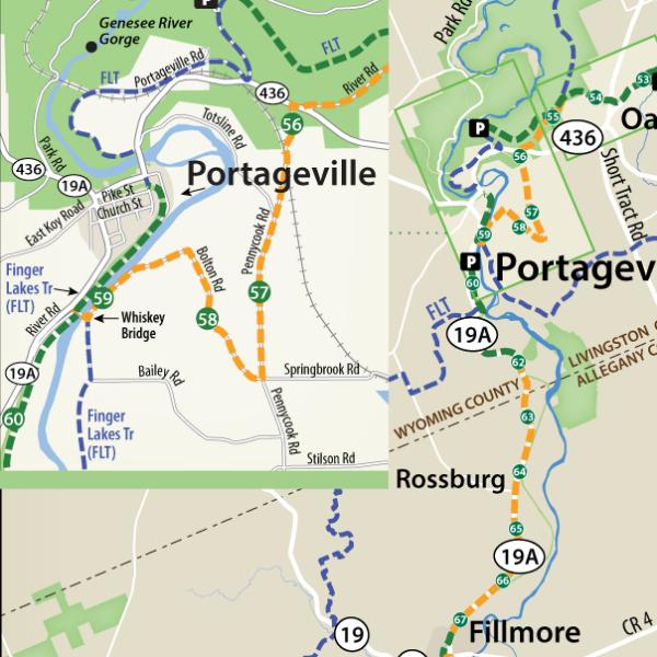 Genesee Valley Greenway Map by Steve Spindler Cartography | Avenza Maps