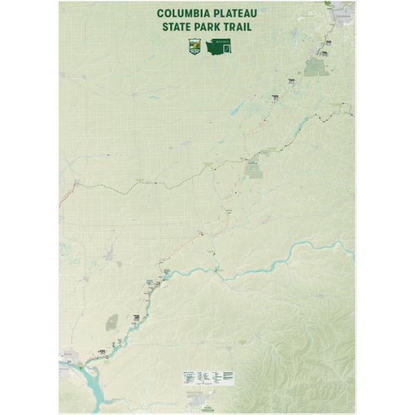 Columbia Plateau State Park Trail Map, WASHINGTON by Washington State ...
