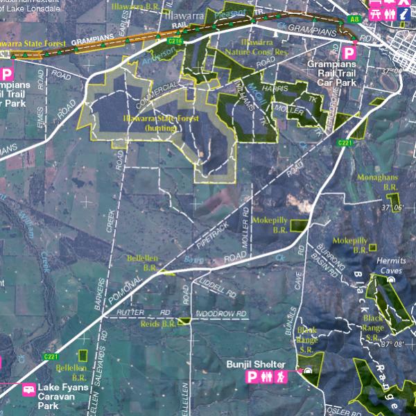 Gariwerd / Grampians Ed 1 Map by CartDeco | Avenza Maps