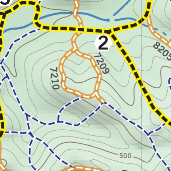 Land Between the Lakes, Turkey Bay OHV Trails Map by Underwood ...