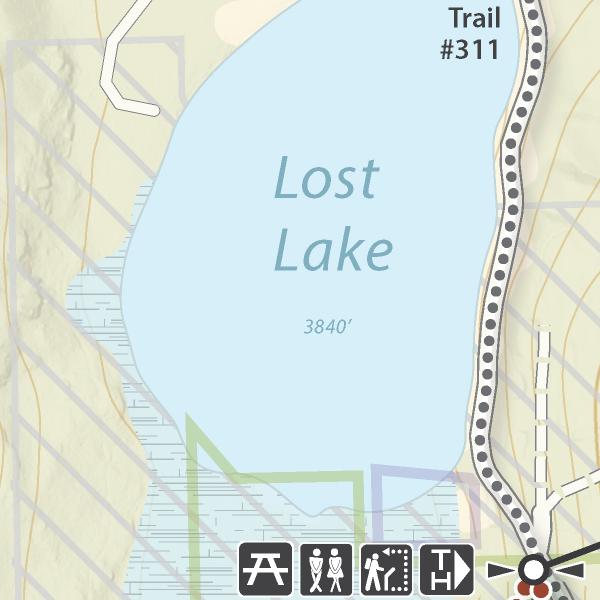 Lost Lake Area Trail Map - Okanogan Highlands Alliance by Mountains To ...