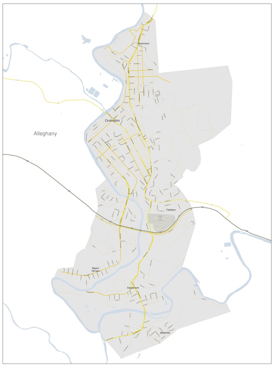 Covington, VA Map by MarketMAPS | Avenza Maps