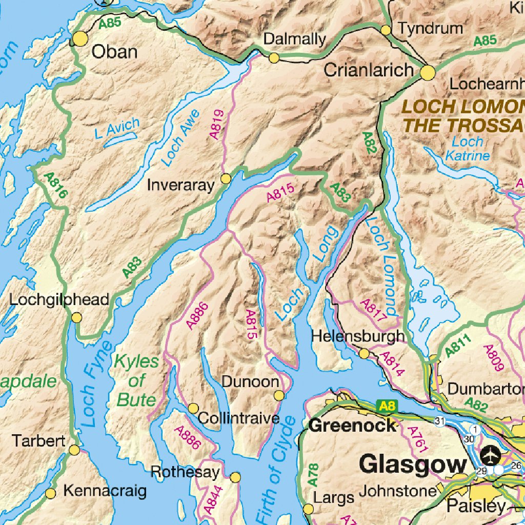 Great Britain Relief Map by Avenza Systems Inc. | Avenza Maps