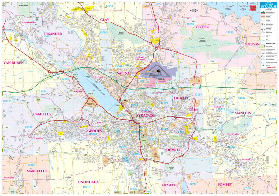 Syracuse Map by Map Works, Inc. | Avenza Maps
