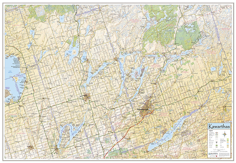 Kawartha Lakes Region Map by Aquaterra Designs | Avenza Maps