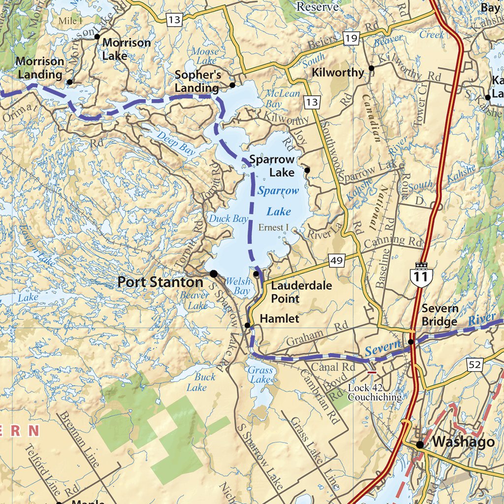 Huronia Region Map by Aquaterra Designs | Avenza Maps