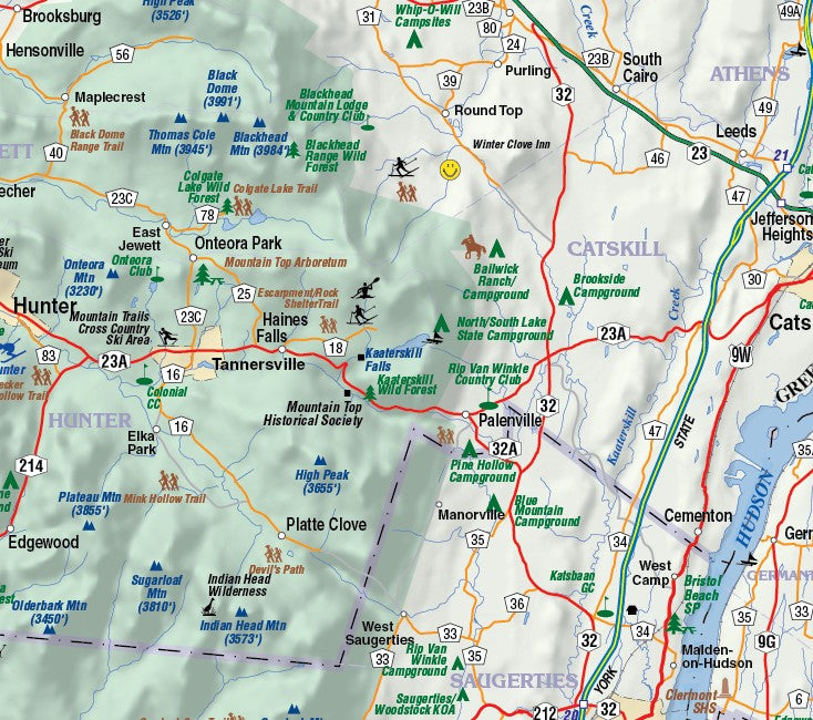 Catskills, NY Map by JIMAPCO | Avenza Maps