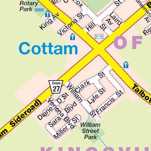 Cottam, ON Map by Mapmobility Corp. | Avenza Maps
