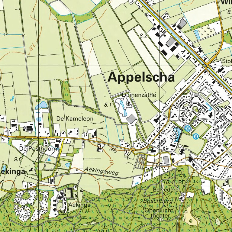 11 H (Oosterwolde-Appelscha) Map by Red Geographics/Reijers ...