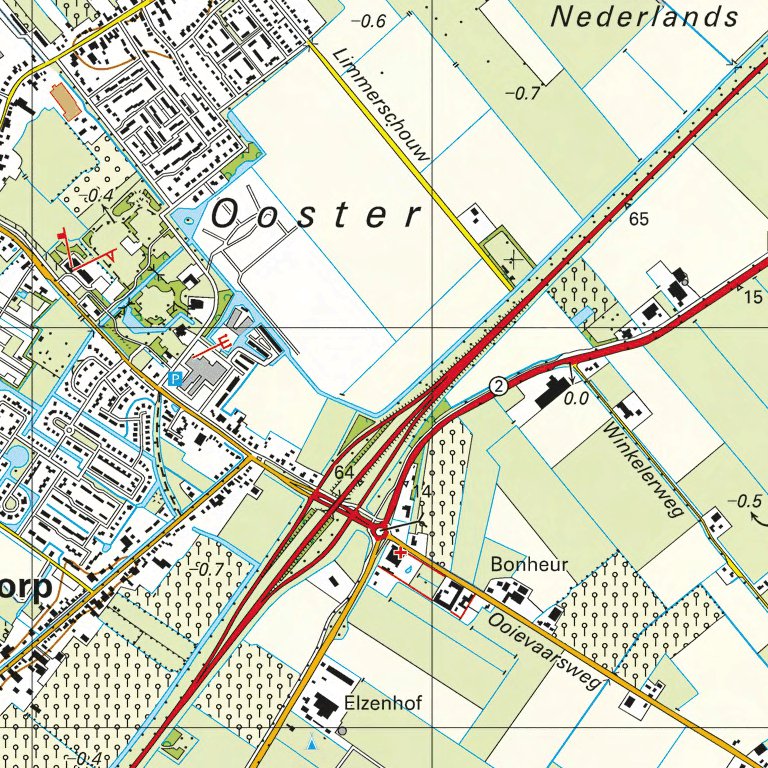 14 G (Middenmeer-Winkel) Map by Red Geographics/Reijers Kaartproducties ...