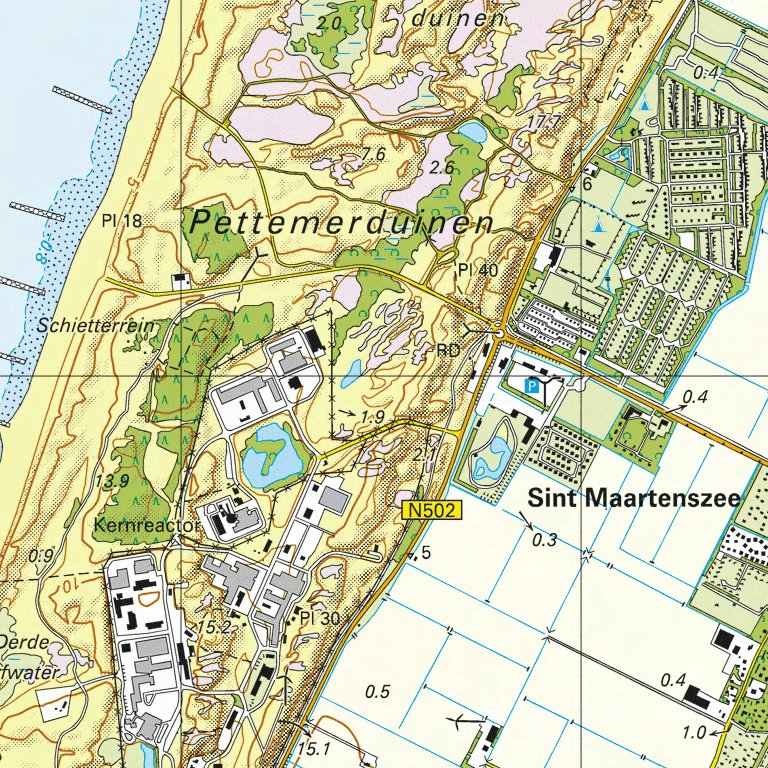 14 C (Petten) Map by Red Geographics/Reijers Kaartproducties | Avenza Maps