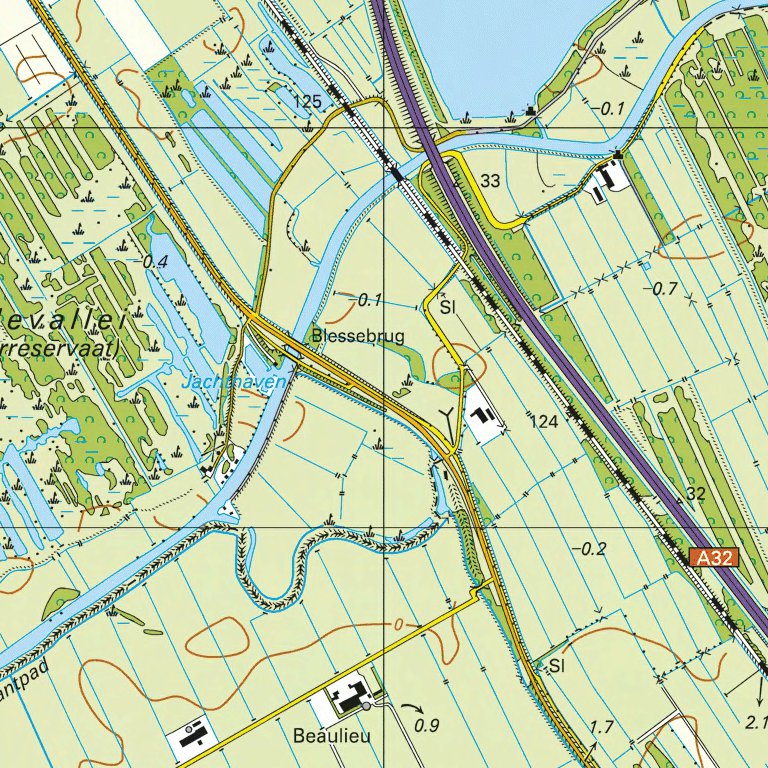 16 B (Wolvega) Map by Red Geographics/Reijers Kaartproducties | Avenza Maps