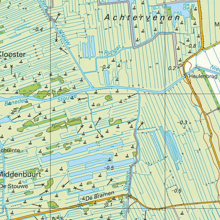 16 G (Steenwijk) Map by Red Geographics/Reijers Kaartproducties ...