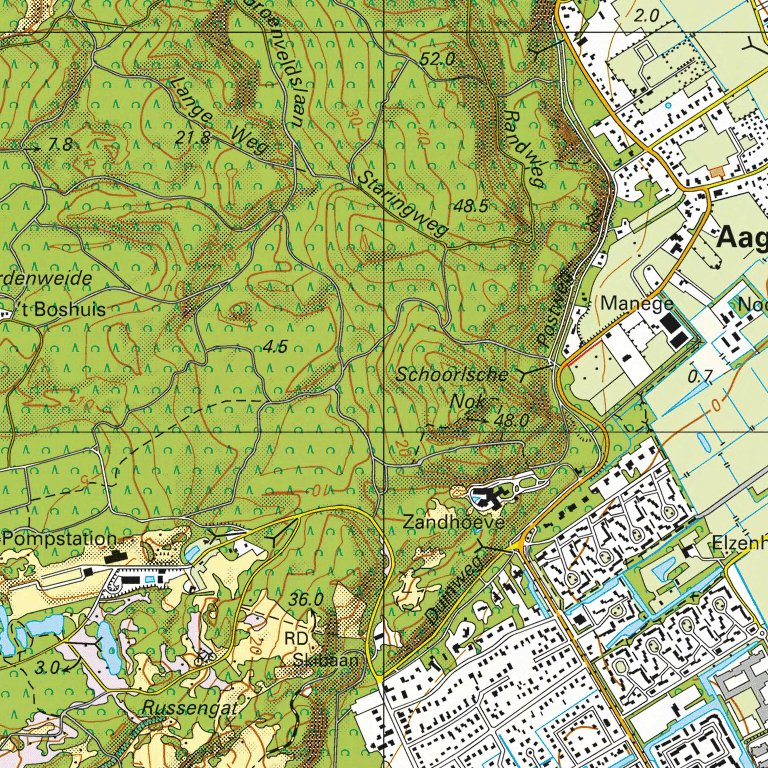 19 A (Heiloo-Bergen) Map by Red Geographics/Reijers Kaartproducties ...