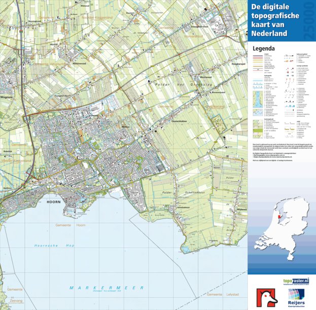 19 F (Hoorn) Map by Red Geographics/Reijers Kaartproducties | Avenza Maps