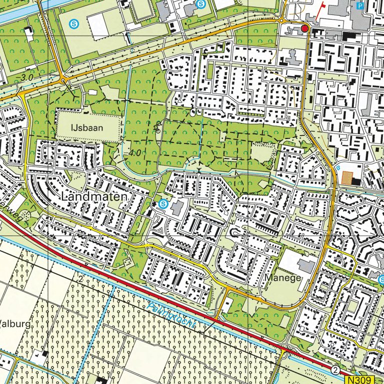 20 H (Dronten-Swifterbant) Map by Red Geographics/Reijers ...