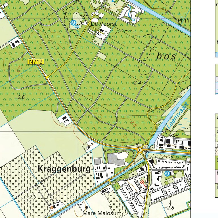 21 A (Emmeloord-Ens) Map by Red Geographics/Reijers Kaartproducties ...
