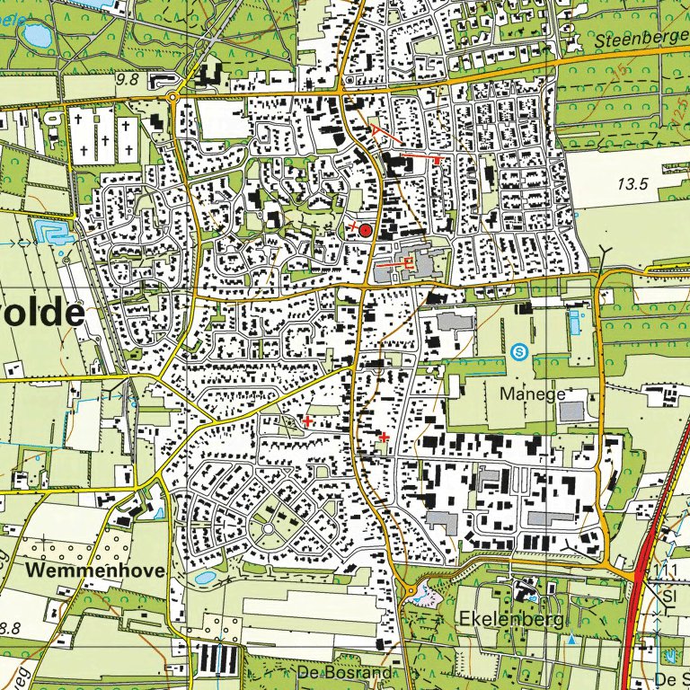 22 A (Dedemsvaart-Zuidwolde) Map by Red Geographics/Reijers ...