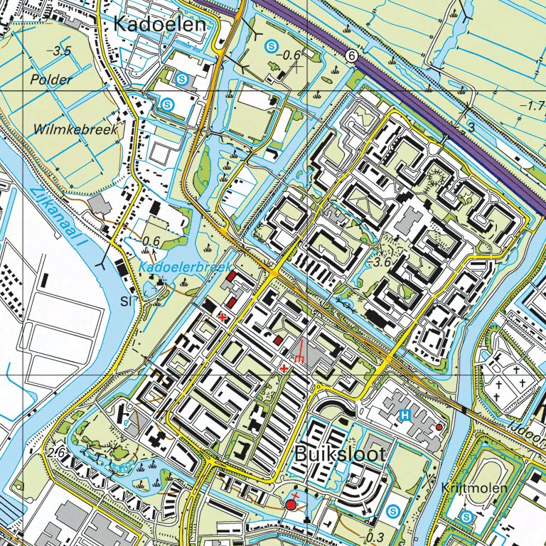 25 E (Amsterdam-Noord) Map by Red Geographics/Reijers Kaartproducties ...