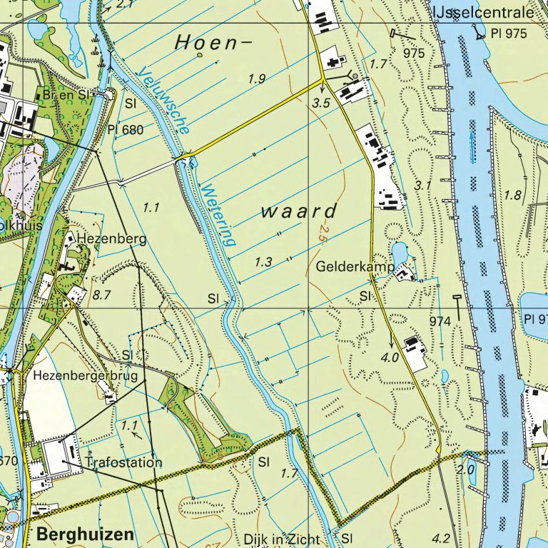 27 E (Hattem-Wijhe) Map by Red Geographics/Reijers Kaartproducties ...