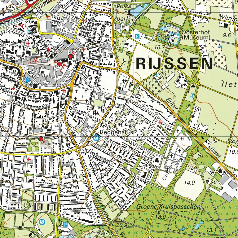 28 D (Rijssen-Wierden) Map by Red Geographics/Reijers Kaartproducties ...