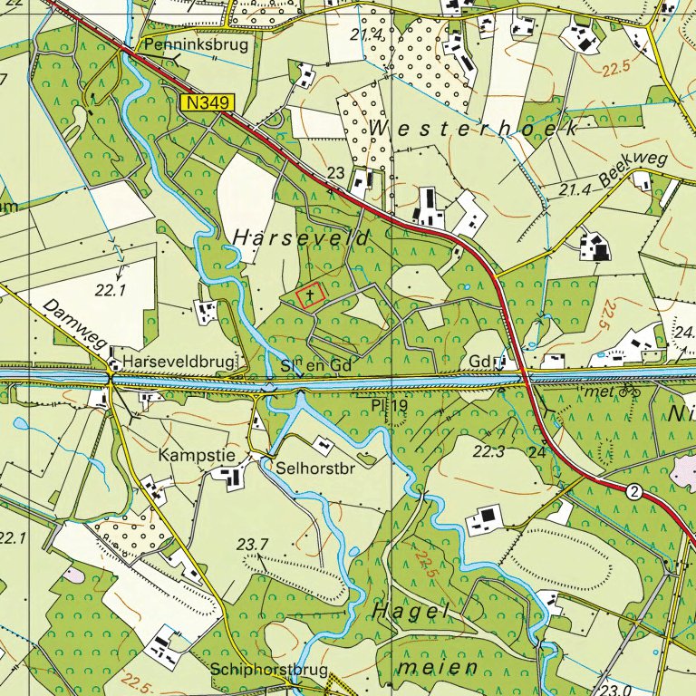 29 A (Denekamp) Map by Red Geographics/Reijers Kaartproducties | Avenza ...