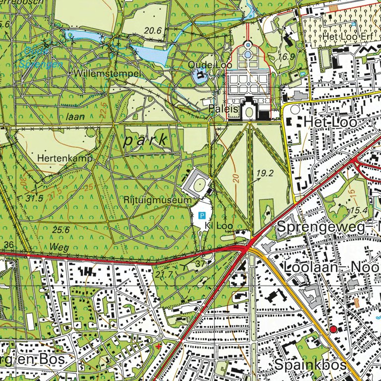 33 B (Apeldoorn) Map by Red Geographics/Reijers Kaartproducties ...