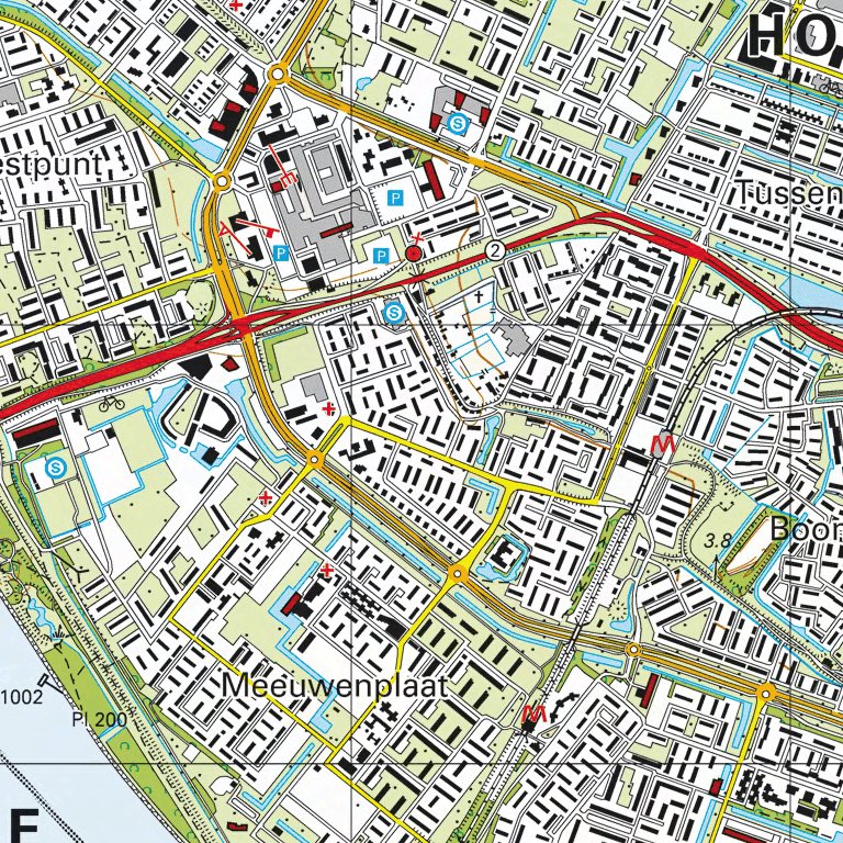 37 G (Rotterdam-Spijkenisse) Map by Red Geographics/Reijers ...