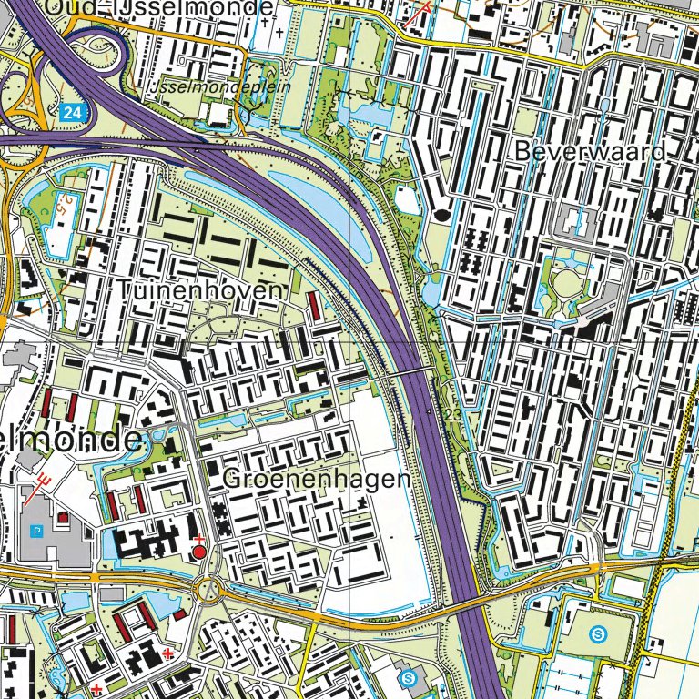 37 H (Rotterdam-Barendrecht) Map by Red Geographics/Reijers ...