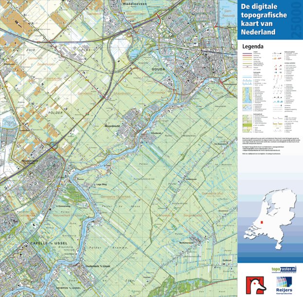 38 A (Gouda) Map by Red Geographics/Reijers Kaartproducties | Avenza Maps