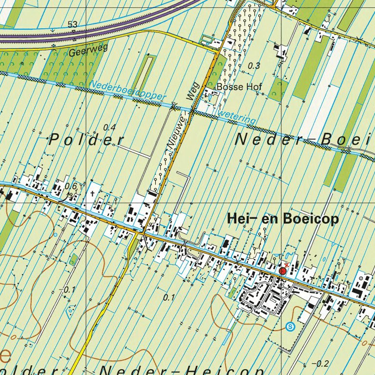 38 F (Nieuwegein-Vianen) Map by Red Geographics/Reijers Kaartproducties ...