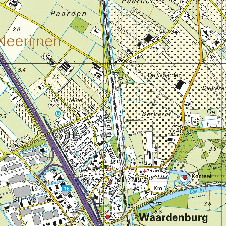 39 C (Beesd-Geldermalsen) Map by Red Geographics/Reijers ...