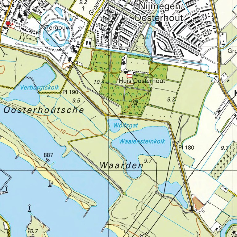 40 C (Nijmegen) Map by Red Geographics/Reijers Kaartproducties | Avenza ...