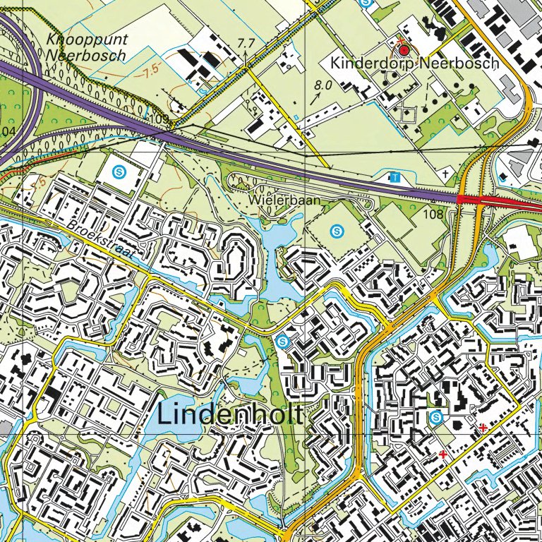40 C (Nijmegen) Map by Red Geographics/Reijers Kaartproducties | Avenza ...