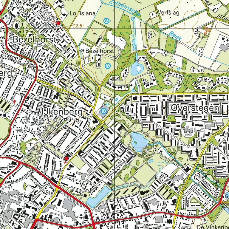 40 F (Doetinchem) Map by Red Geographics/Reijers Kaartproducties ...