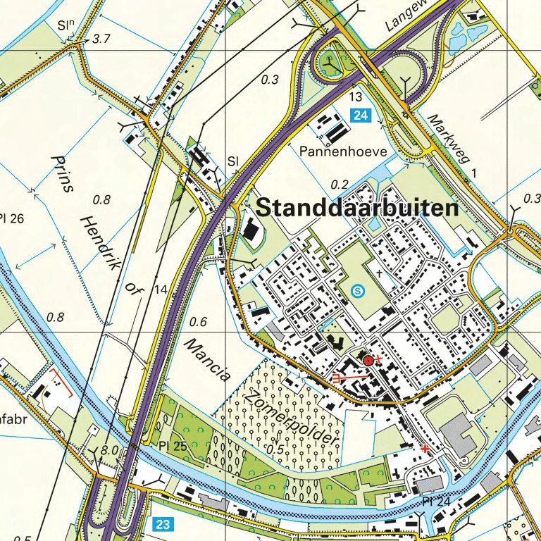 43 H (Klundert-Oudenbosch) Map by Red Geographics/Reijers ...