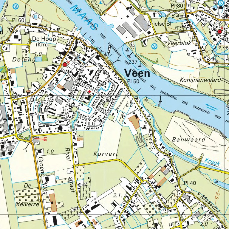 44 F (Heusden-Andel) Map by Red Geographics/Reijers Kaartproducties ...
