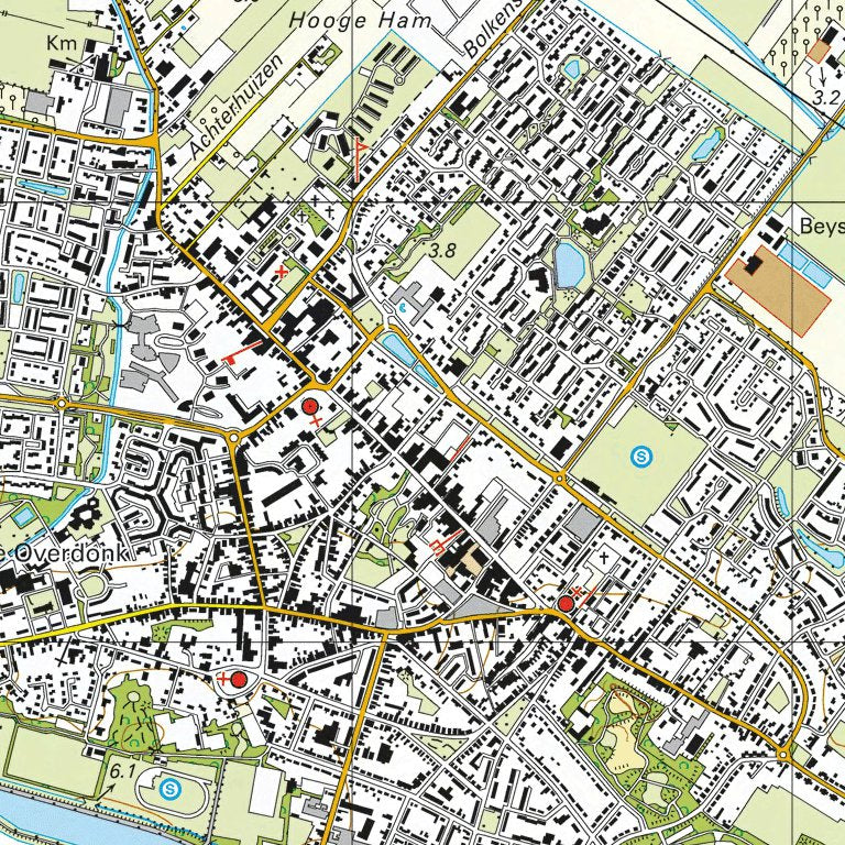 44 G (Dongen-Raamsdonk) Map by Red Geographics/Reijers Kaartproducties ...