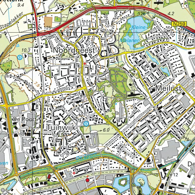 49 B (Bergen op Zoom) Map by Red Geographics/Reijers Kaartproducties ...