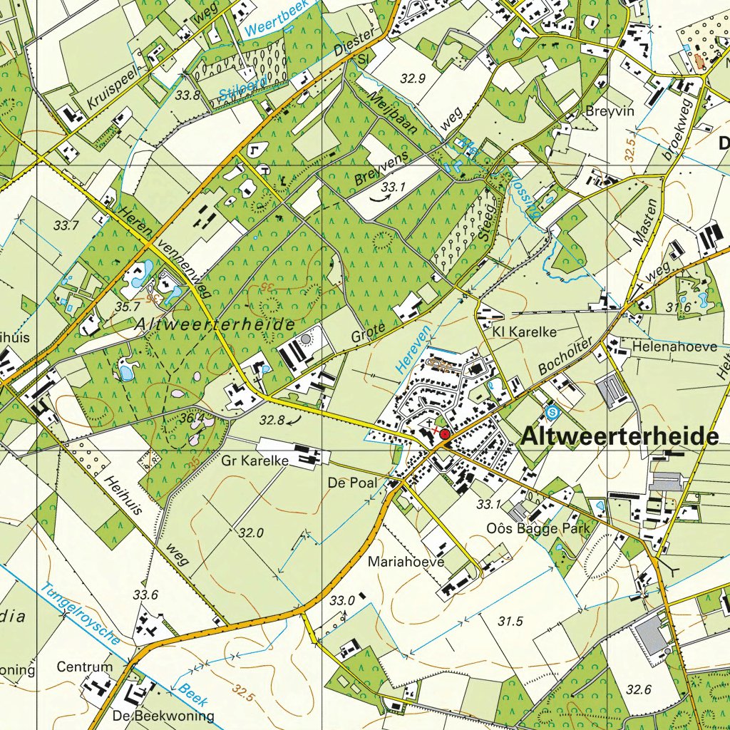 57 H (Weert-Stramproy) Map by Red Geographics/Reijers Kaartproducties ...