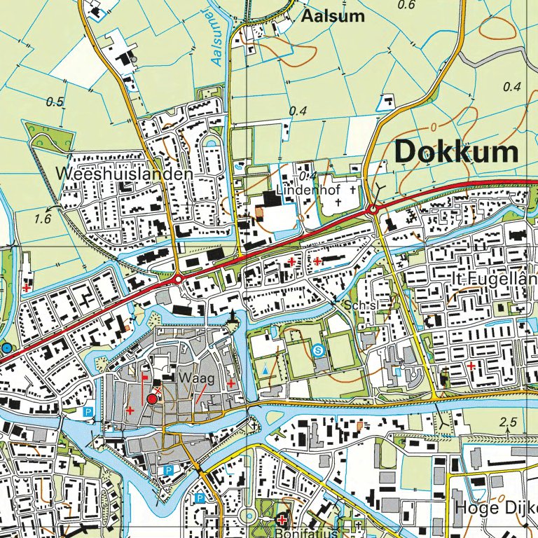 6 B (Dokkum) Map by Red Geographics/Reijers Kaartproducties | Avenza Maps