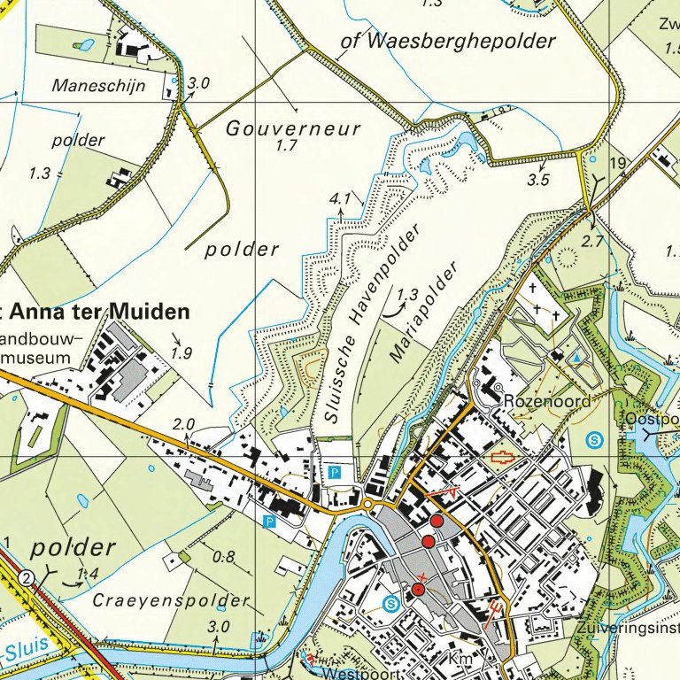66 F (Sluis) Map by Red Geographics/Reijers Kaartproducties | Avenza Maps
