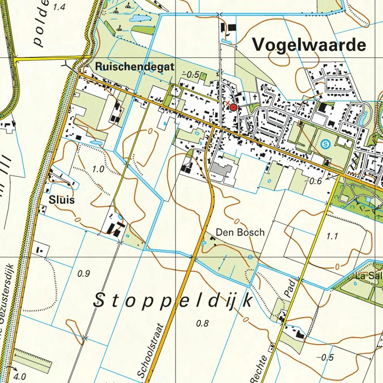 67 F (Kloosterzande-Zaamslag) Map by Red Geographics/Reijers ...
